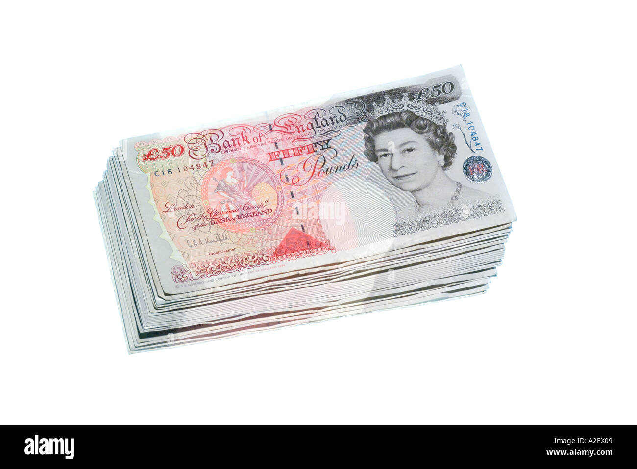 50 pound note Banque d'images détourées - Alamy