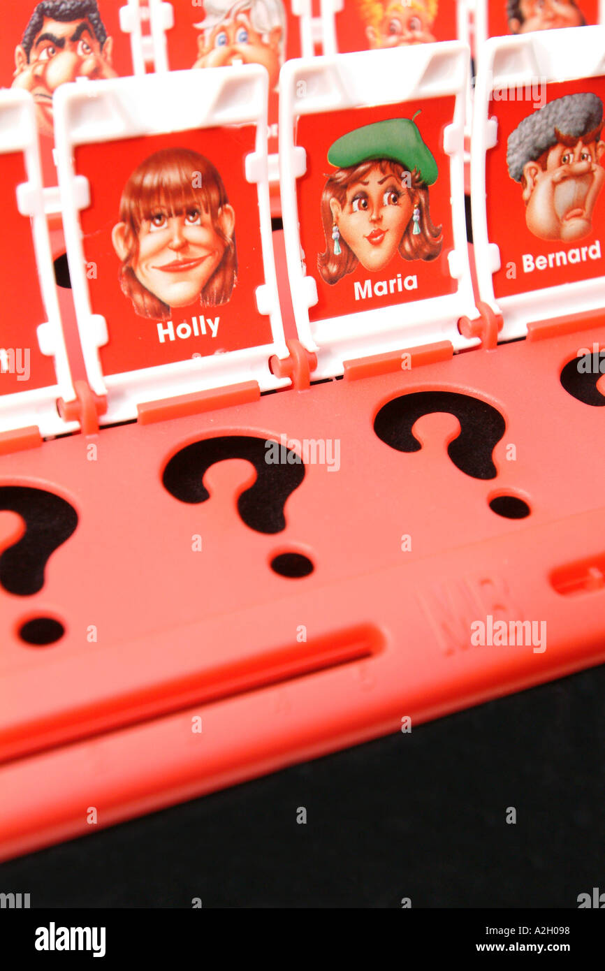 Guess who board game Banque de photographies et d’images à haute ...