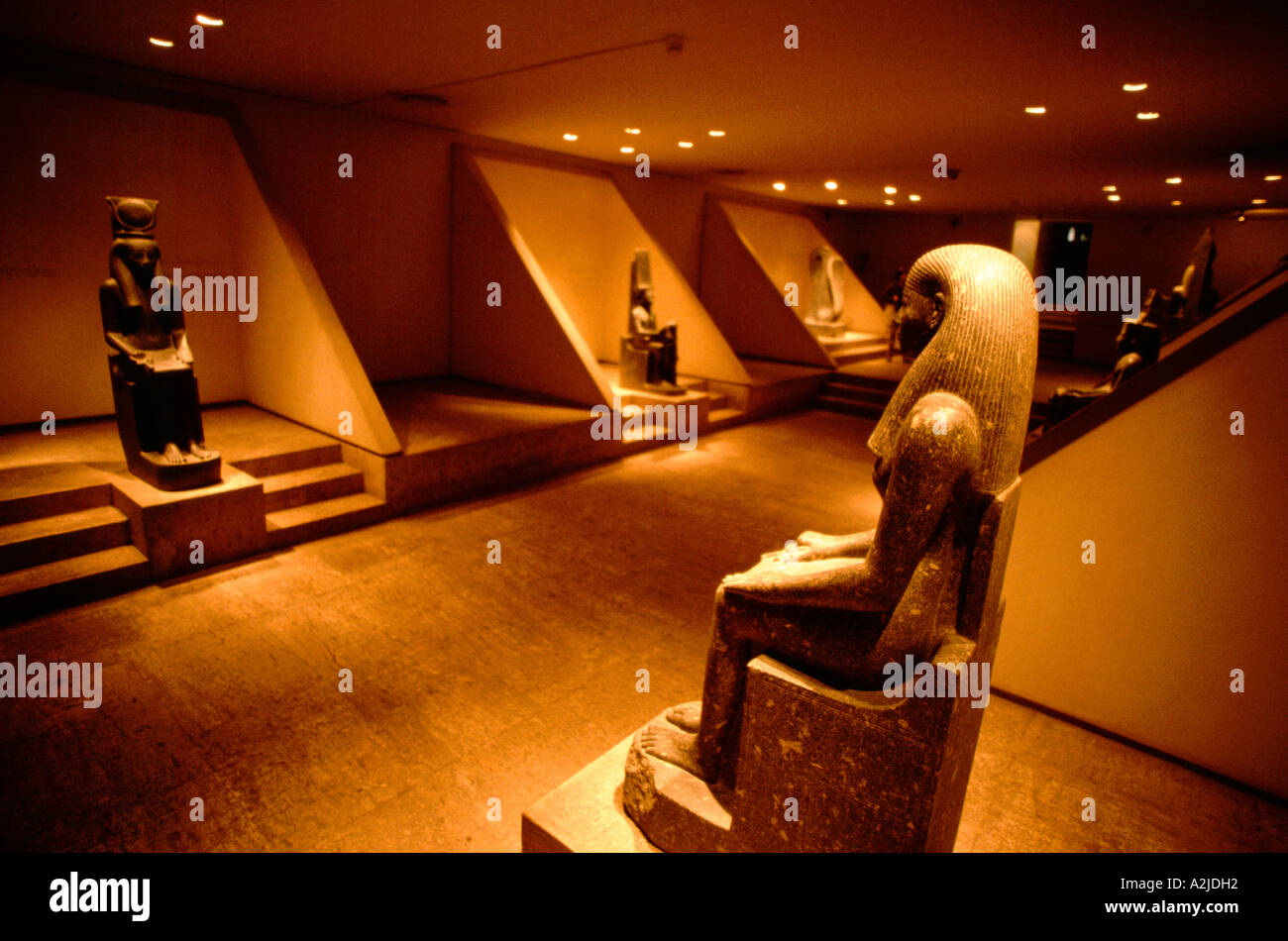 Afrique - Egypte - Louxor - Musée de Louxor - Cachette Hall, le granit ...