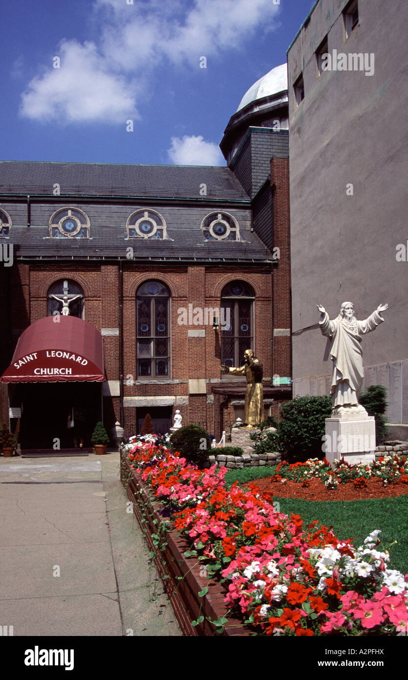 L'église Saint Léonard, Boston, Massachusetts, New England, USA Photo ...