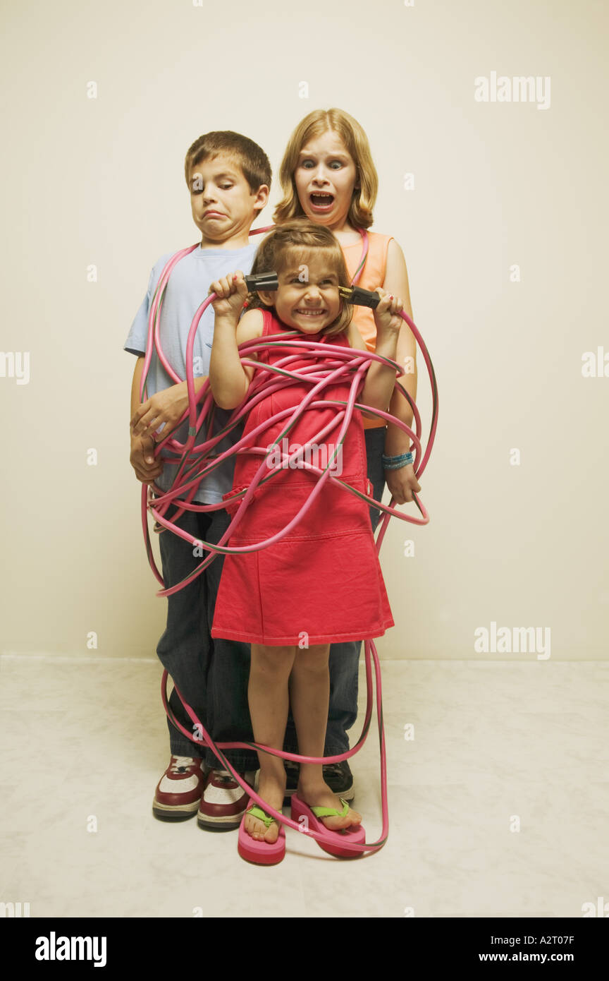 Extension cord family Banque de photographies et d’images à haute ...