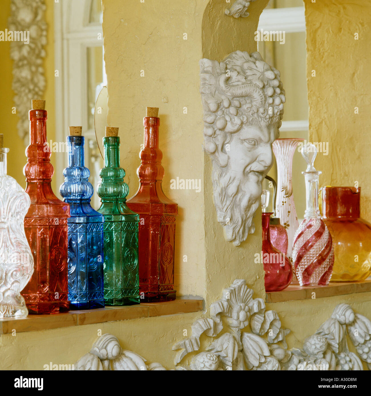 Visage du dieu grec pan Banque de photographies et d’images à haute ...