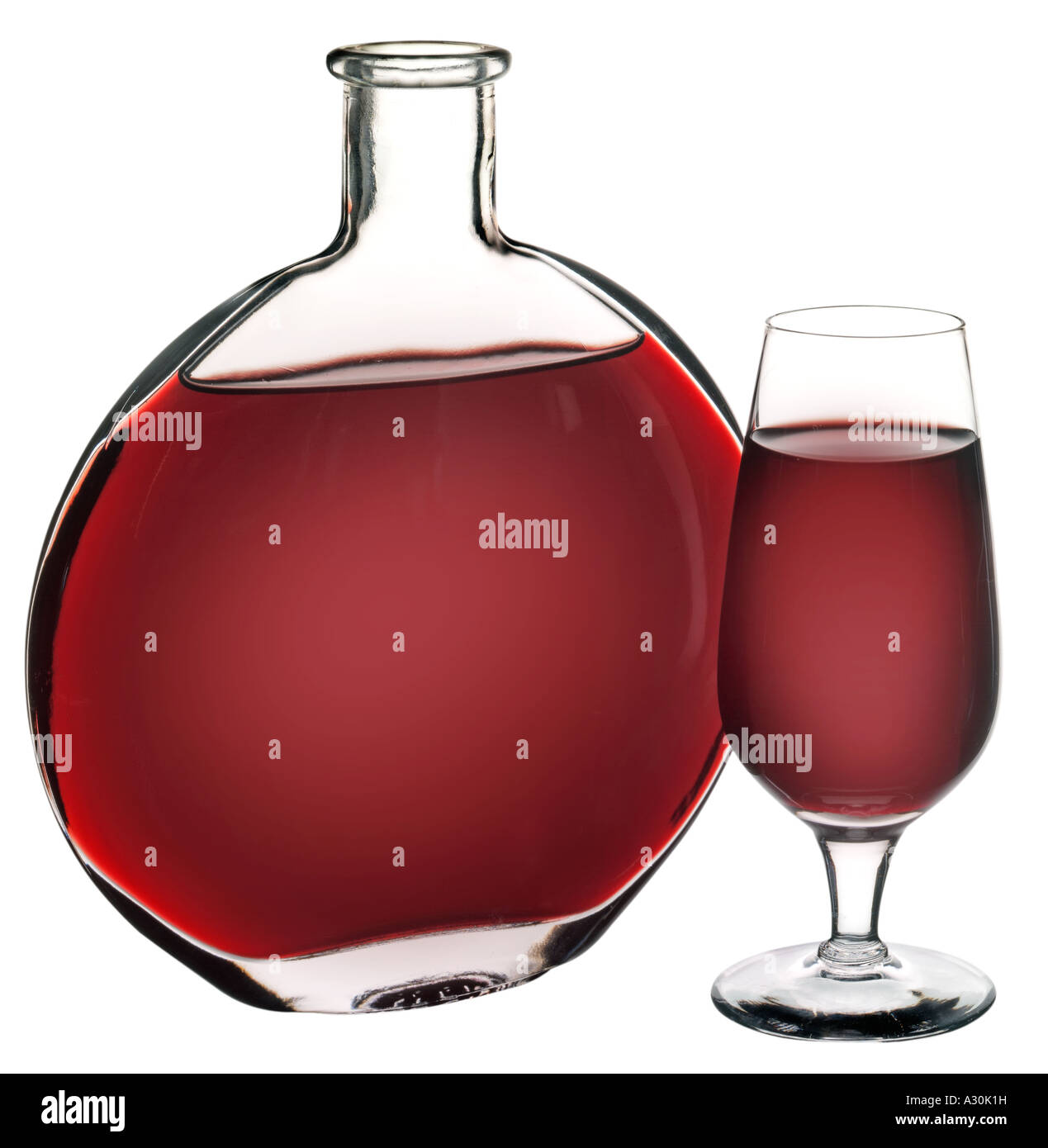 Verre de porto Banque d'images détourées - Alamy