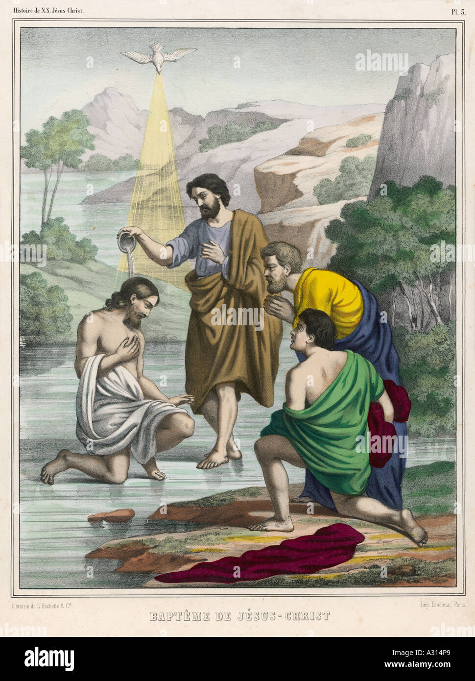 John baptises jesus Banque de photographies et d’images à haute ...