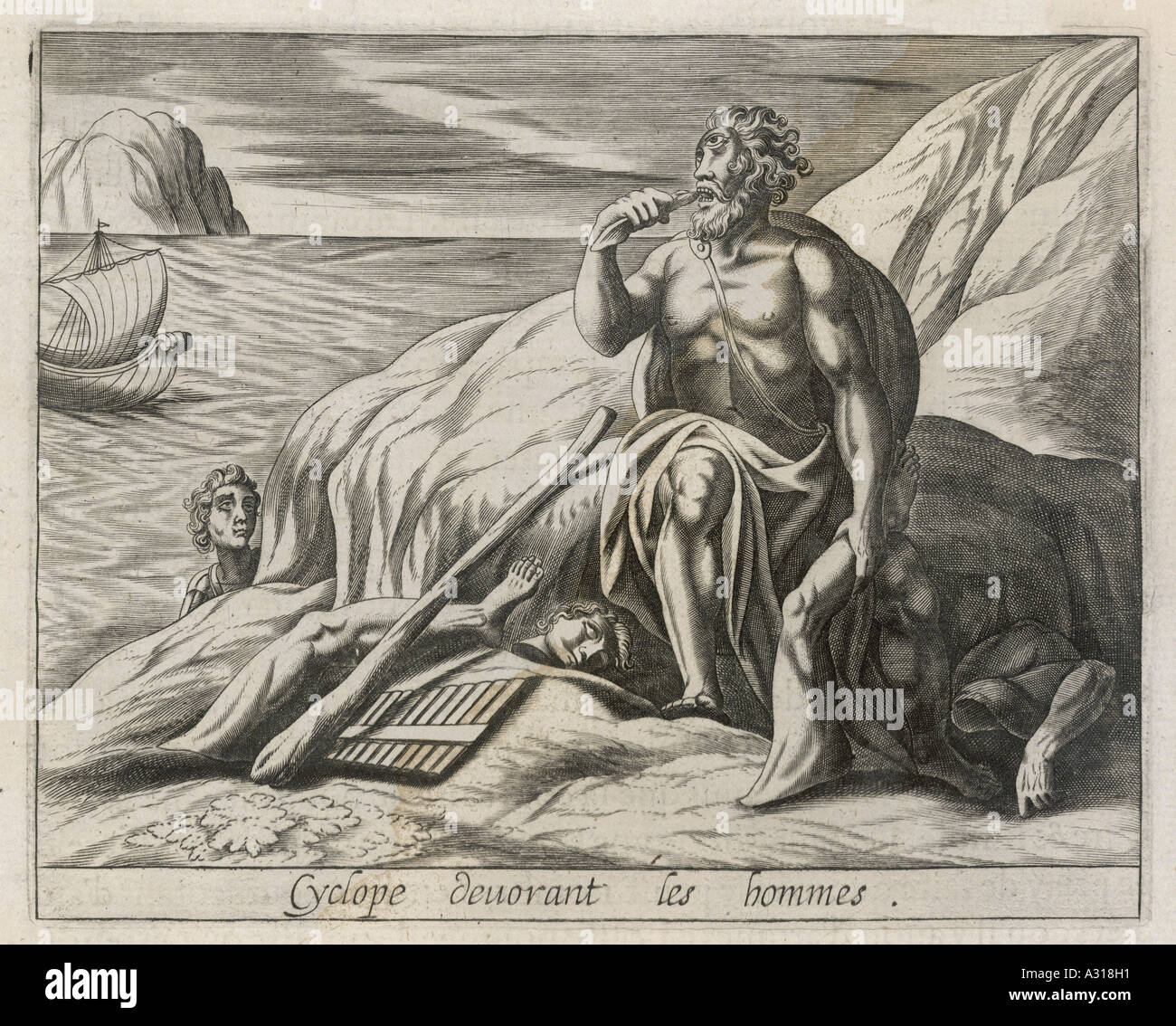 The cyclops polyphemus Banque de photographies et d’images à haute ...