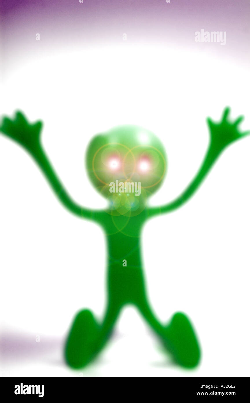 Extra terrestre vert Banque de photographies et d’images à haute ...