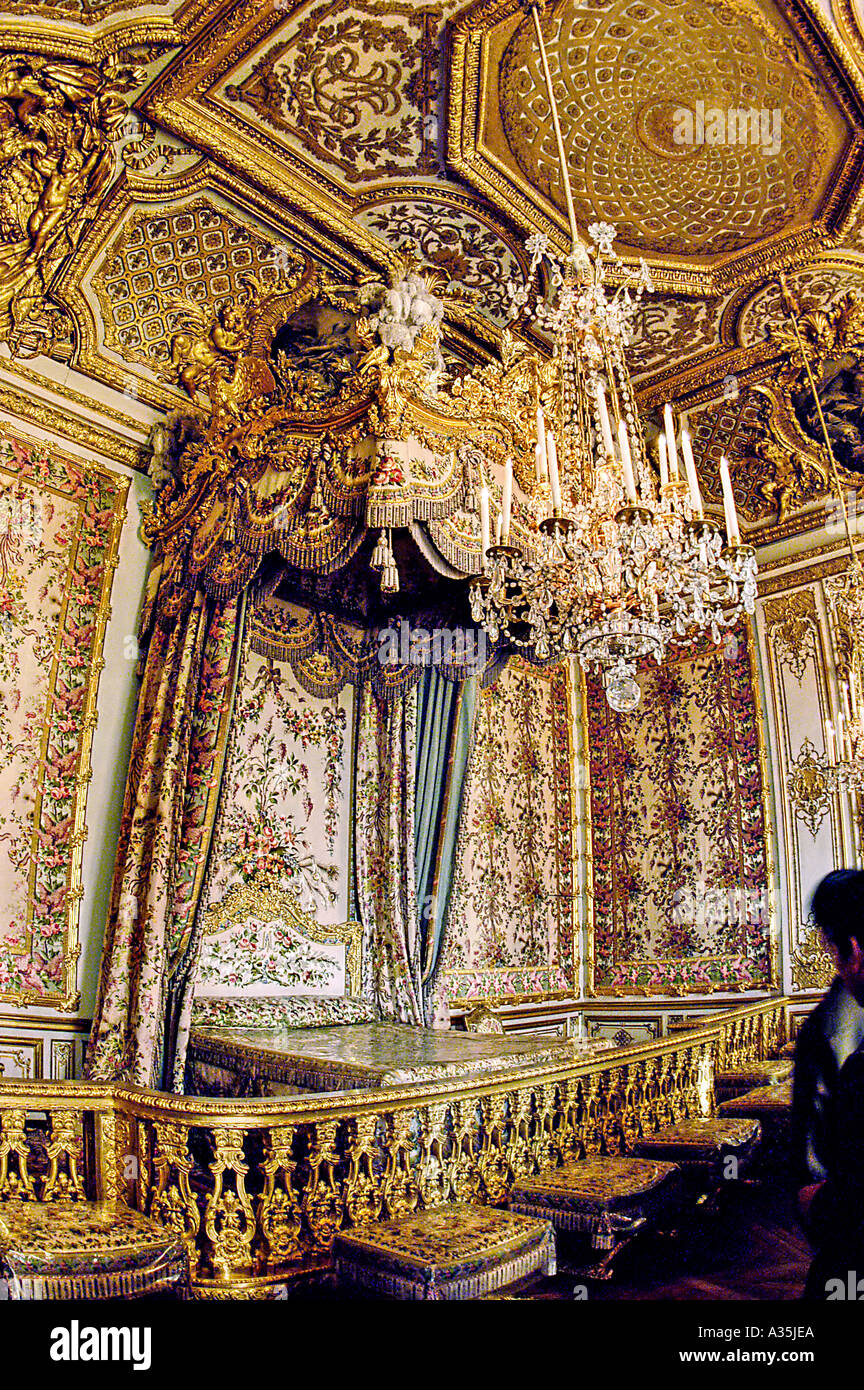 PARIS France, Château de Versailles Château, Vue de l'intérieur ...