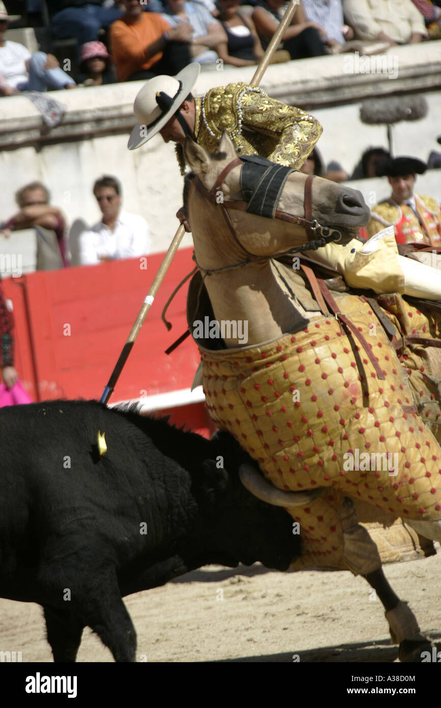 Corrida, les Arènes de Nîmes,FRANCE Photo Stock - Alamy