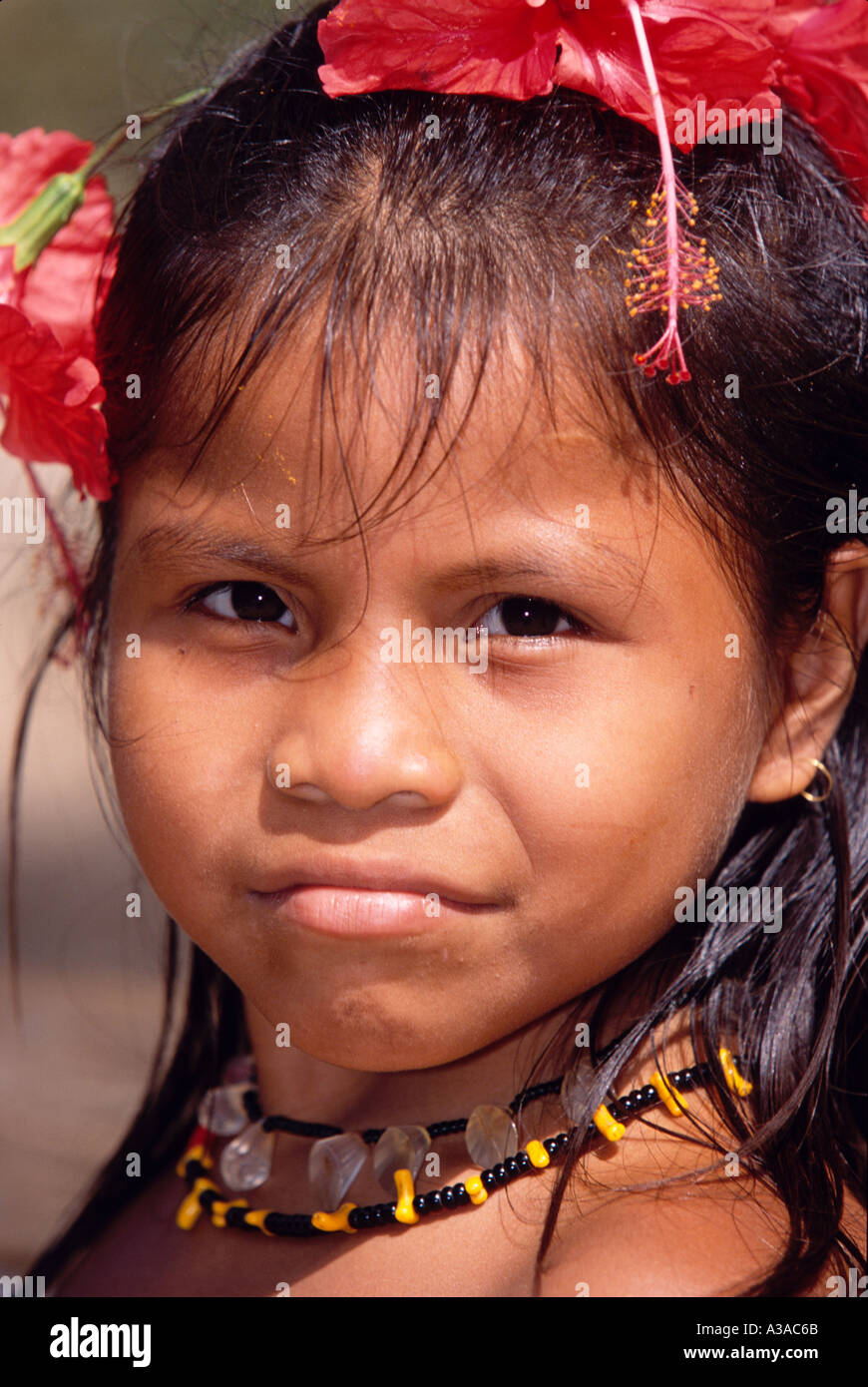Embera girl Banque de photographies et d’images à haute résolution - Alamy