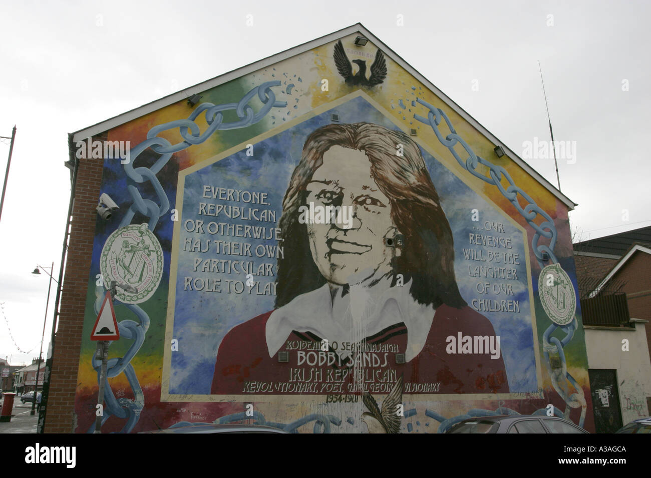 Fresque de bobby sands rue sevastopol Banque de photographies et d ...