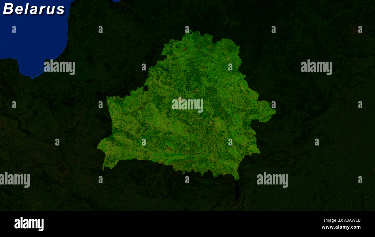Belarus map geography Banque de photographies et d’images à haute ...