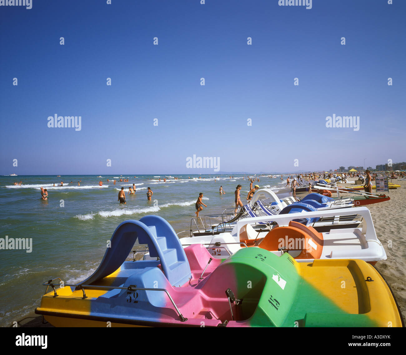 Rimini Italy Beach Banque d'image et photos - Alamy