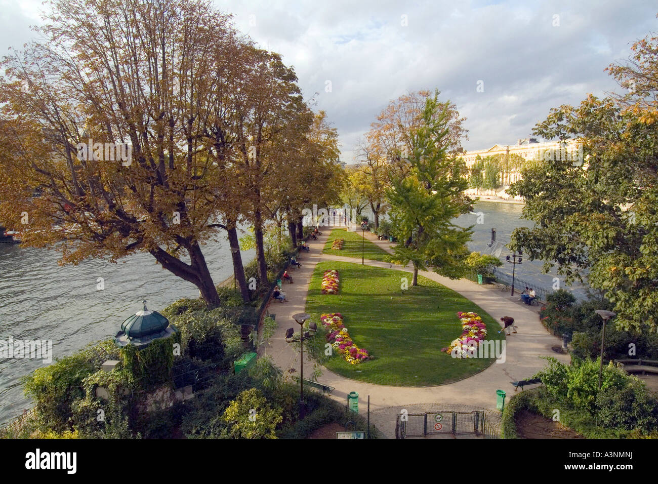 Square du vert galant Banque de photographies et d’images à haute ...
