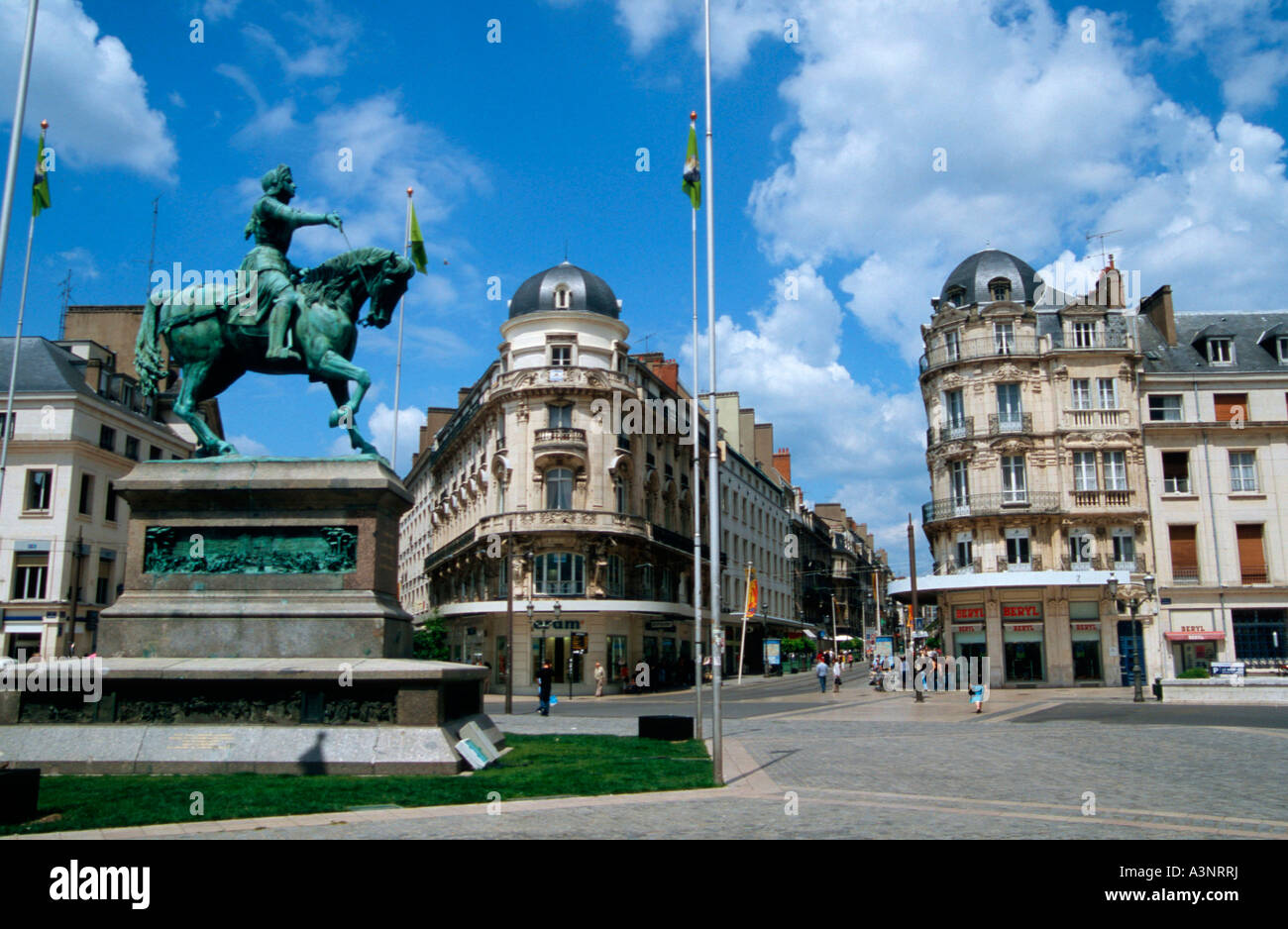 Statue de Jeanne d'Arc / Place du Martroi Photo Stock - Alamy