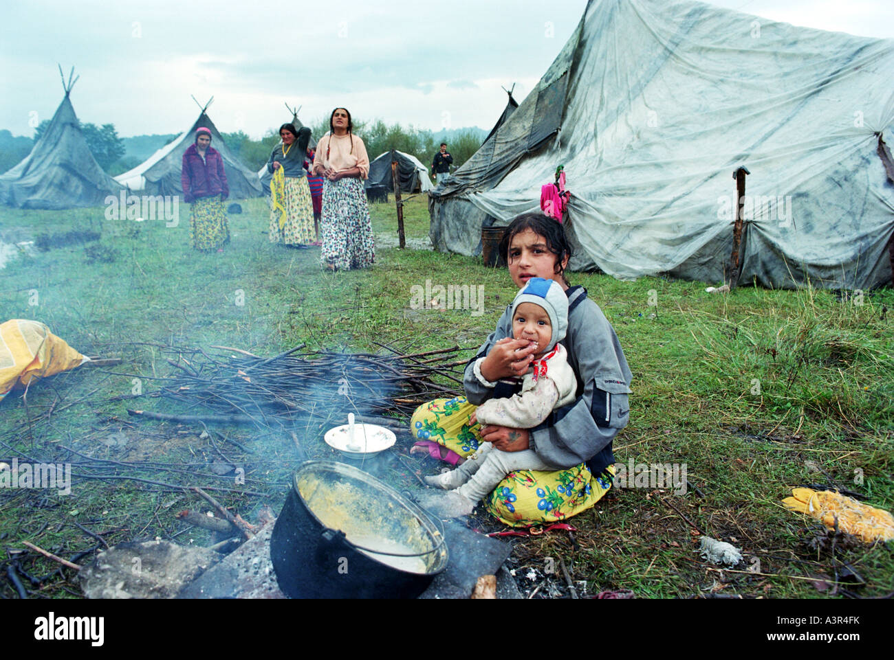 Campement de gitans Banque de photographies et d’images à haute ...
