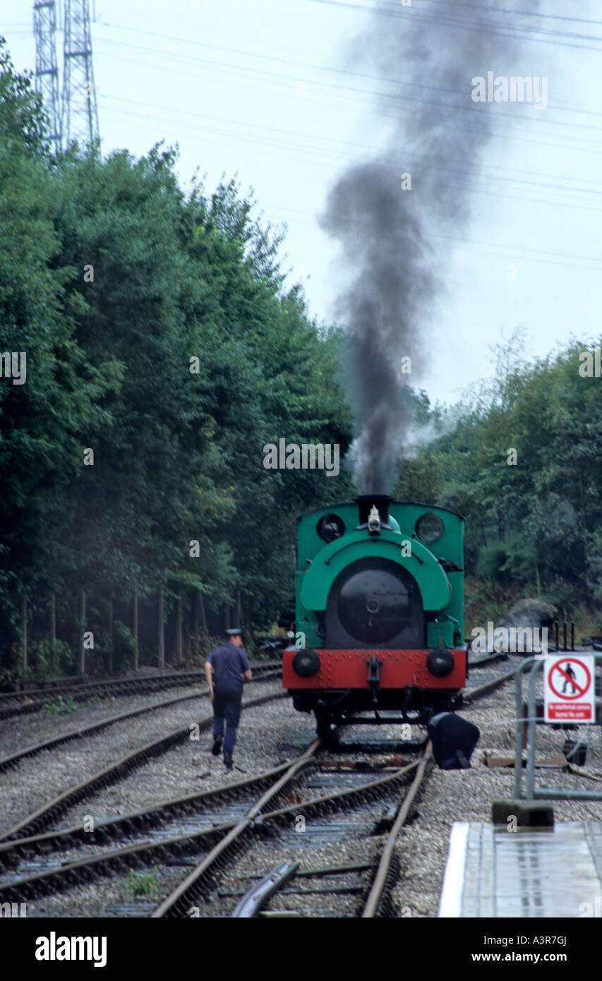 Train à vapeur de la vallée de Ribble, ancien musée du chemin de fer à ...