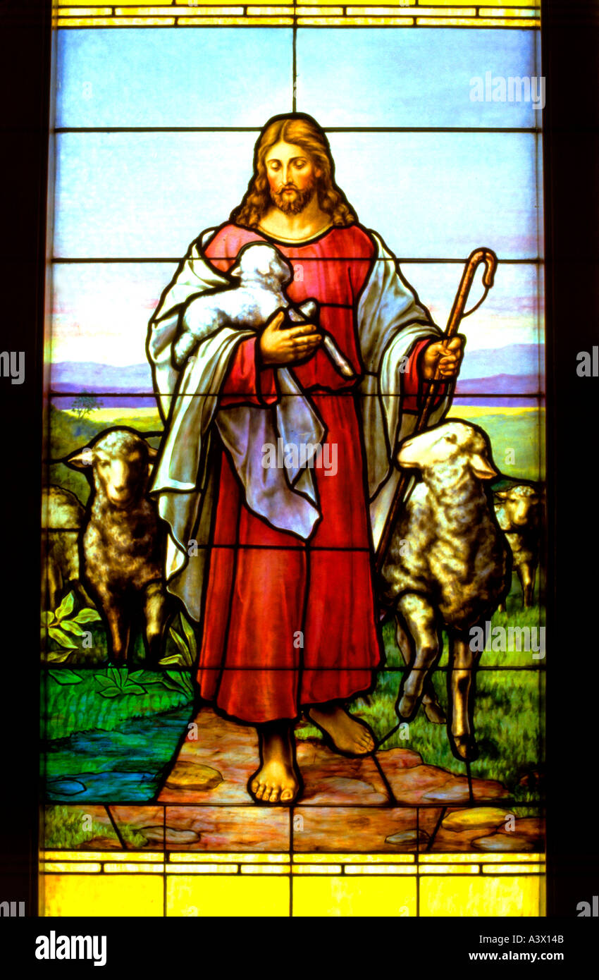 Jésus le bon pasteur Banque de photographies et d’images à haute ...