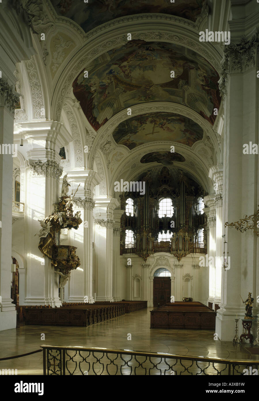 The organ at weingarten abbey Banque de photographies et d’images à ...