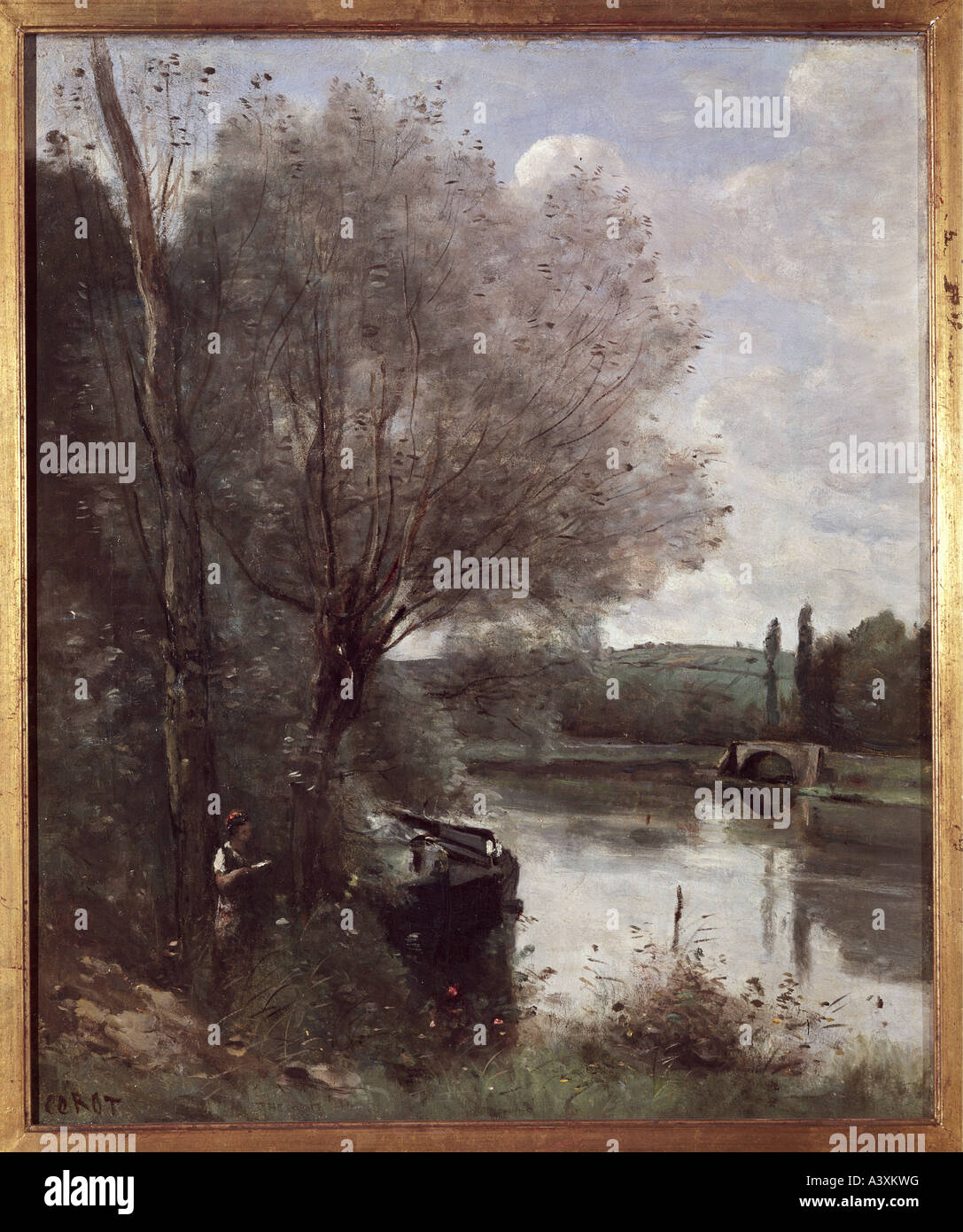 'Fine Arts, Corot, Jean-Baptiste Camille, (1796 - 1875), peinture, 'La ...