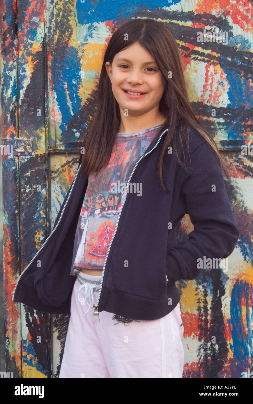 Jeune fille de 9 ans Banque de photographies et d’images à haute ...