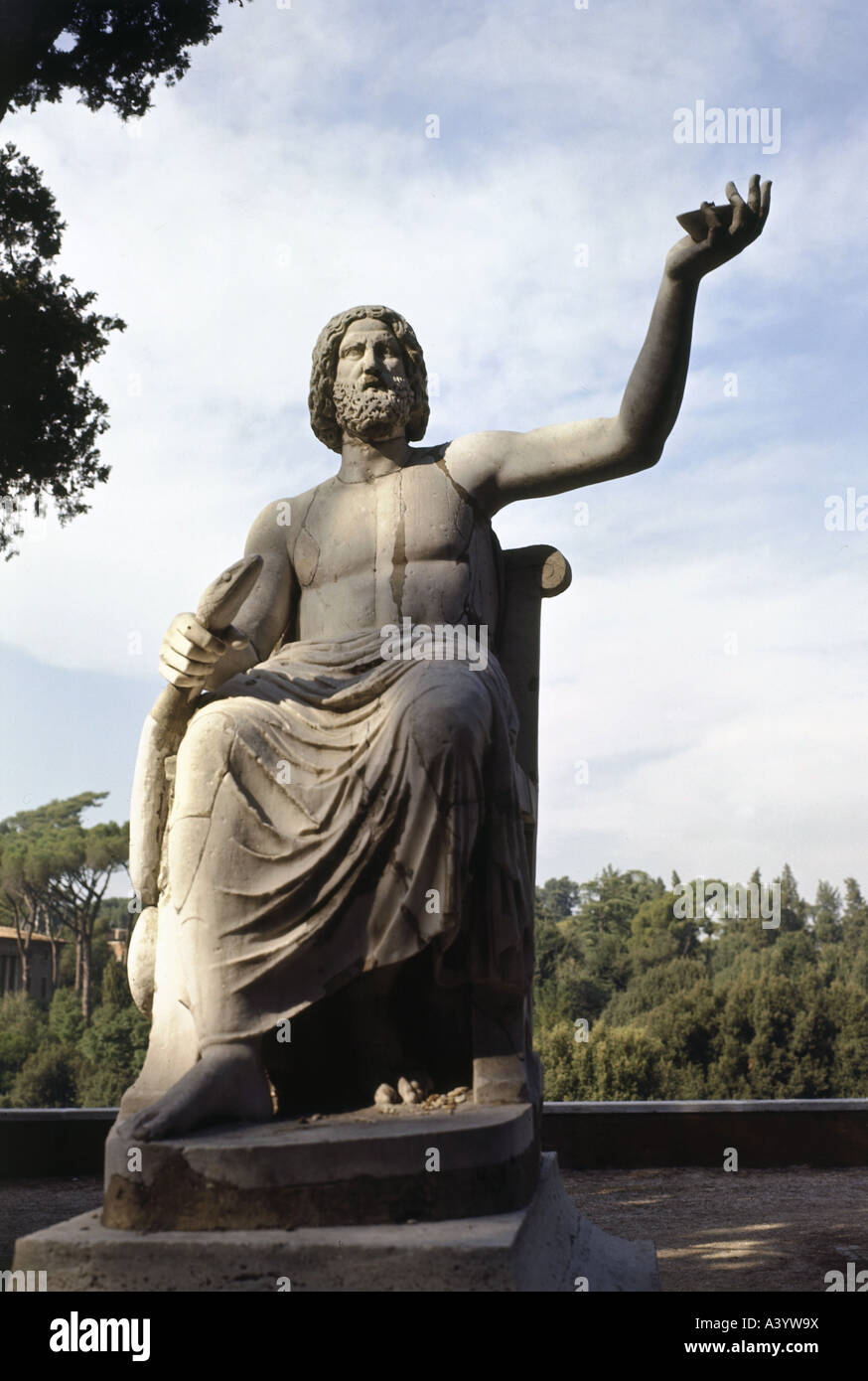 Asclepius statue sculpture Banque de photographies et d’images à haute ...