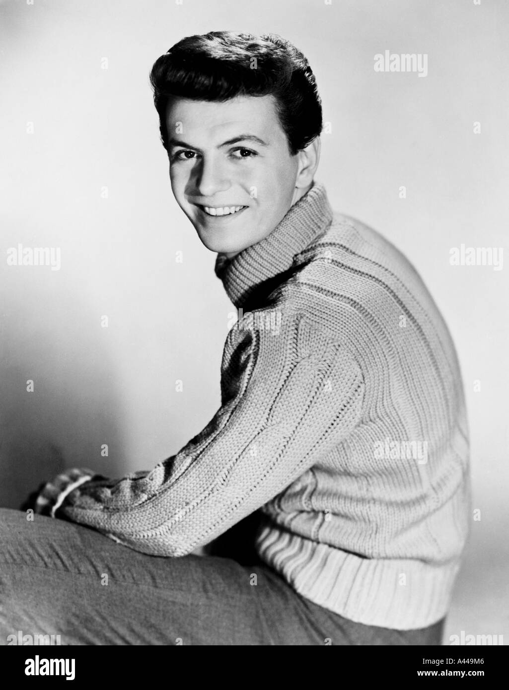 Le chanteur Banque d'images noir et blanc - Alamy