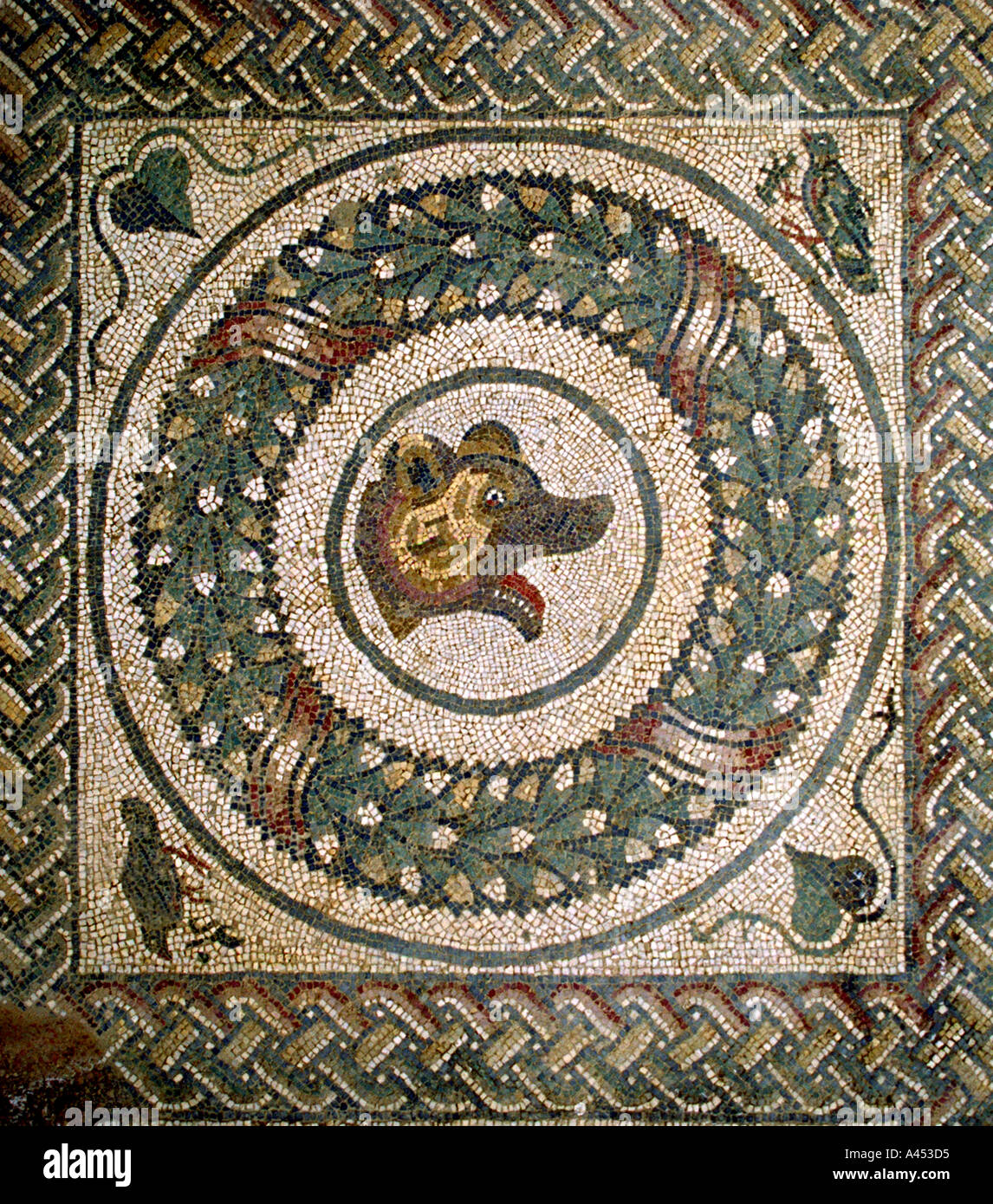 Sol de mosaïque romaine du Casale en Sicile 2 Photo Stock - Alamy