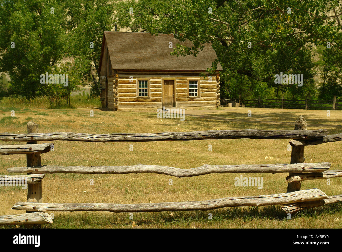 La cabane de theodore roosevelts Banque de photographies et d’images à ...