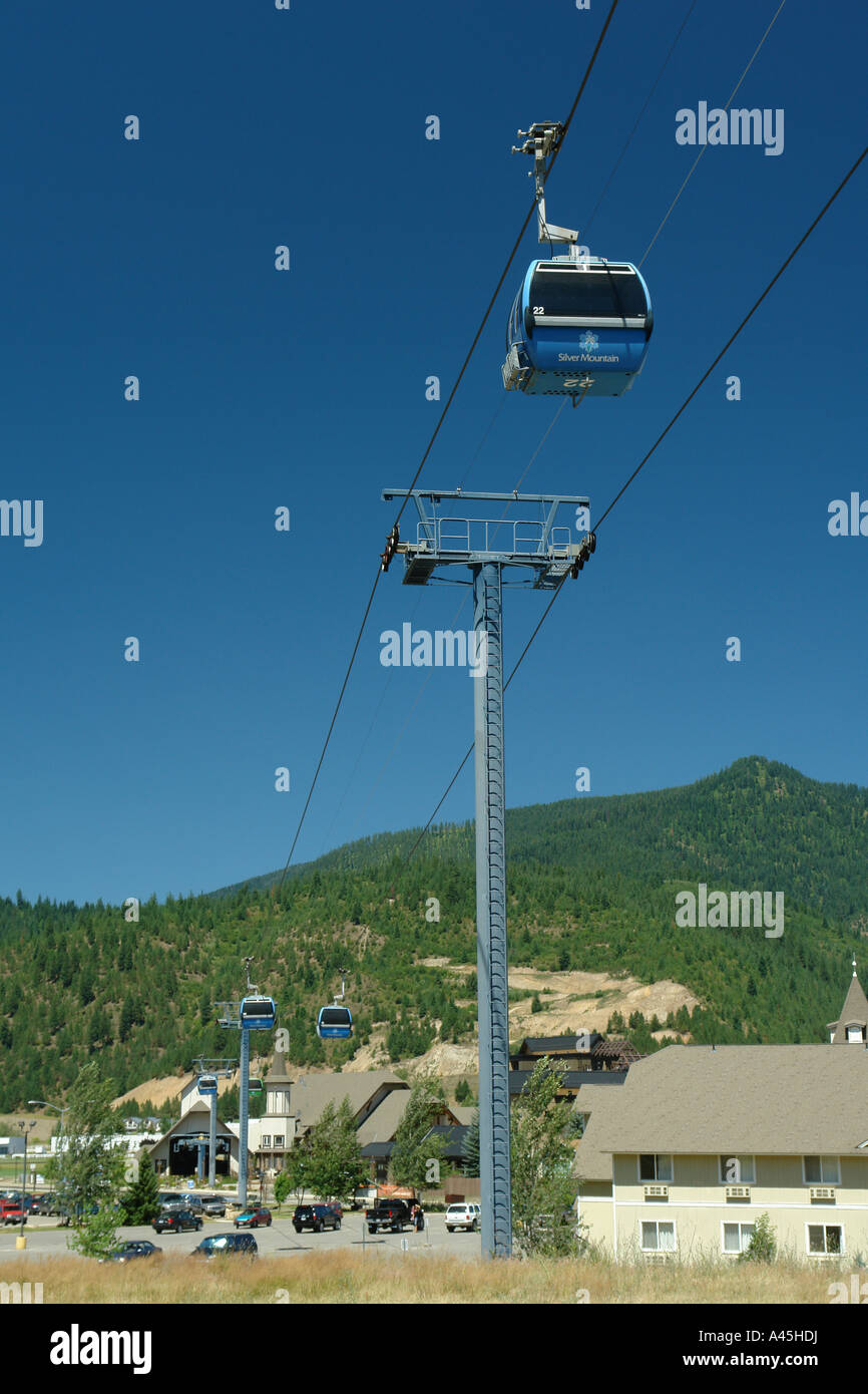 Silver mountain idaho ski resort Banque de photographies et d’images à ...