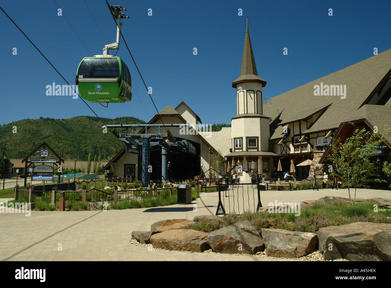 Silver mountain idaho ski resort Banque de photographies et d’images à ...