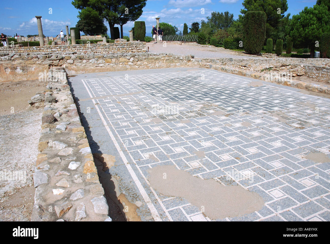 Vue panoramique ruinas de Ampurias Empúries Empúries Girona Gérone ...