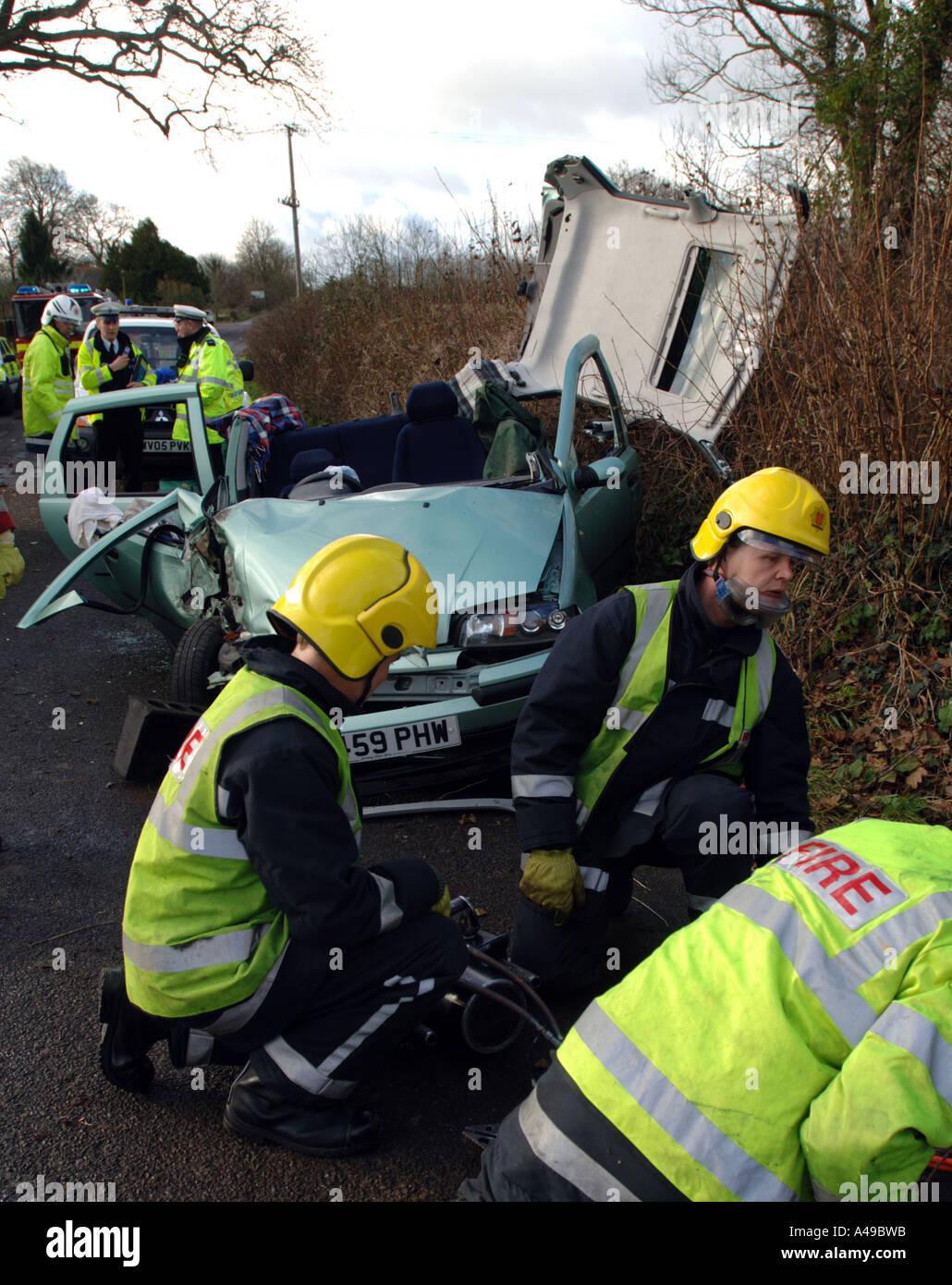Car crash accident collision rtc rta car Banque de photographies et d ...