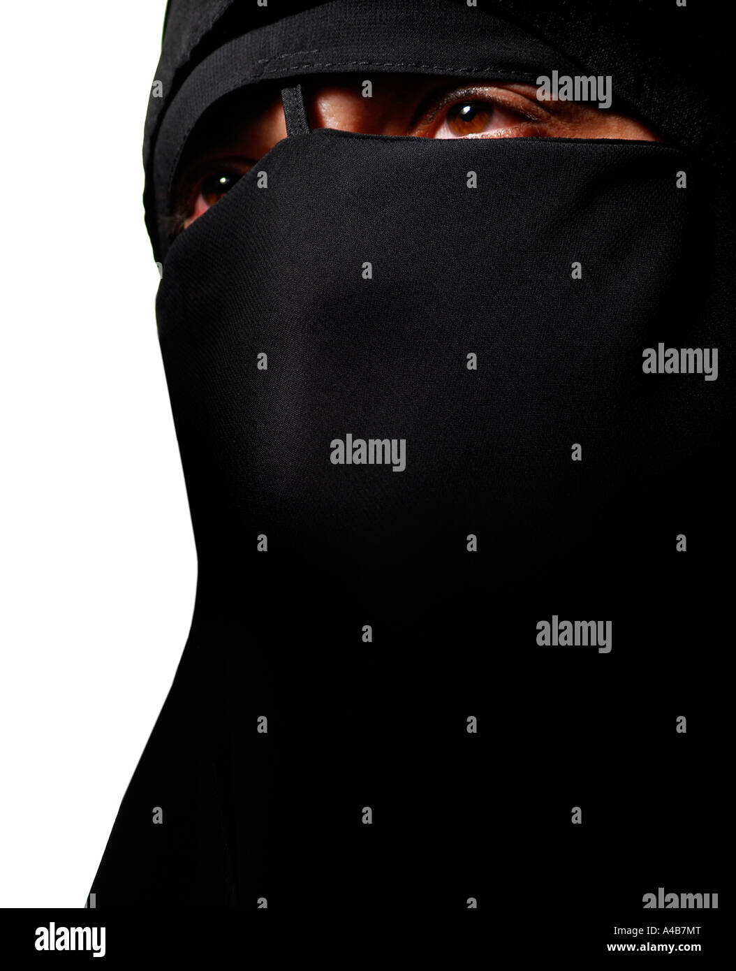 Muslim chador vertical Banque de photographies et d’images à haute ...