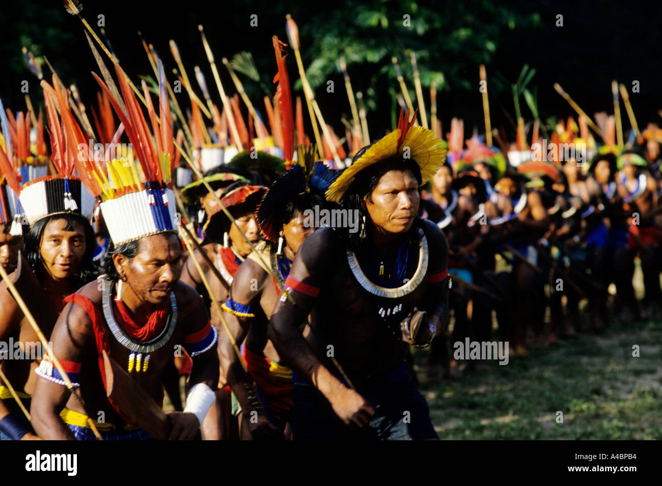 Amazon tribe dance Banque de photographies et d’images à haute ...