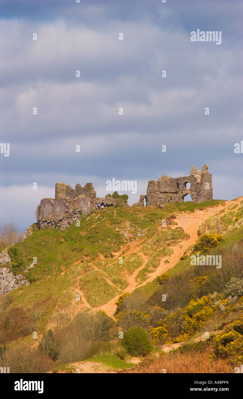 Ruines du château de pennard Banque de photographies et d’images à ...