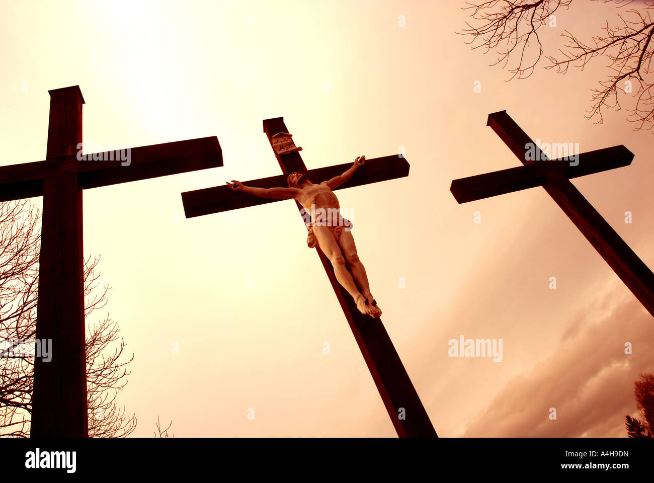 Death jesus on the cross Banque de photographies et d’images à haute ...
