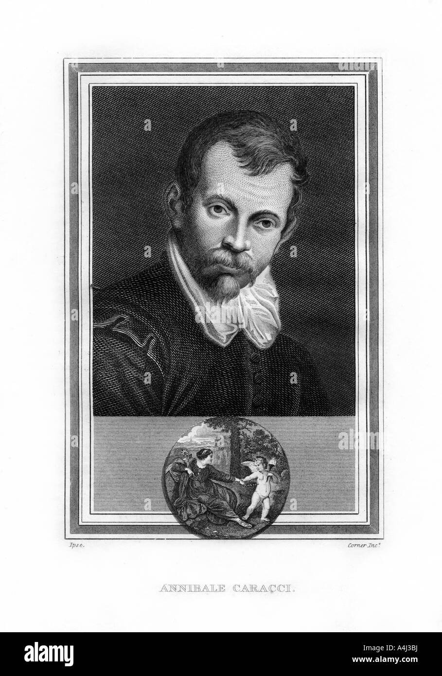Artiste annibale carracci Banque d'images noir et blanc - Alamy