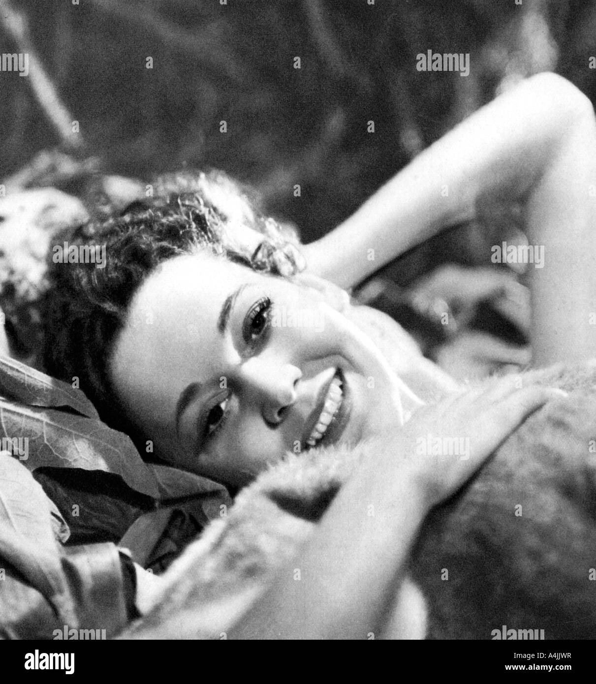 Actrice américaine années 1930 Banque d'images noir et blanc - Alamy