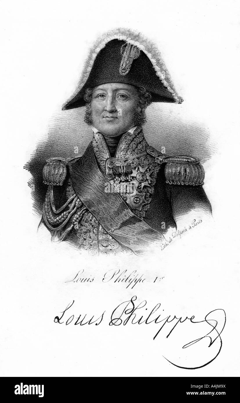 Portrait de louis philippe 1er roi de france Banque de photographies et ...