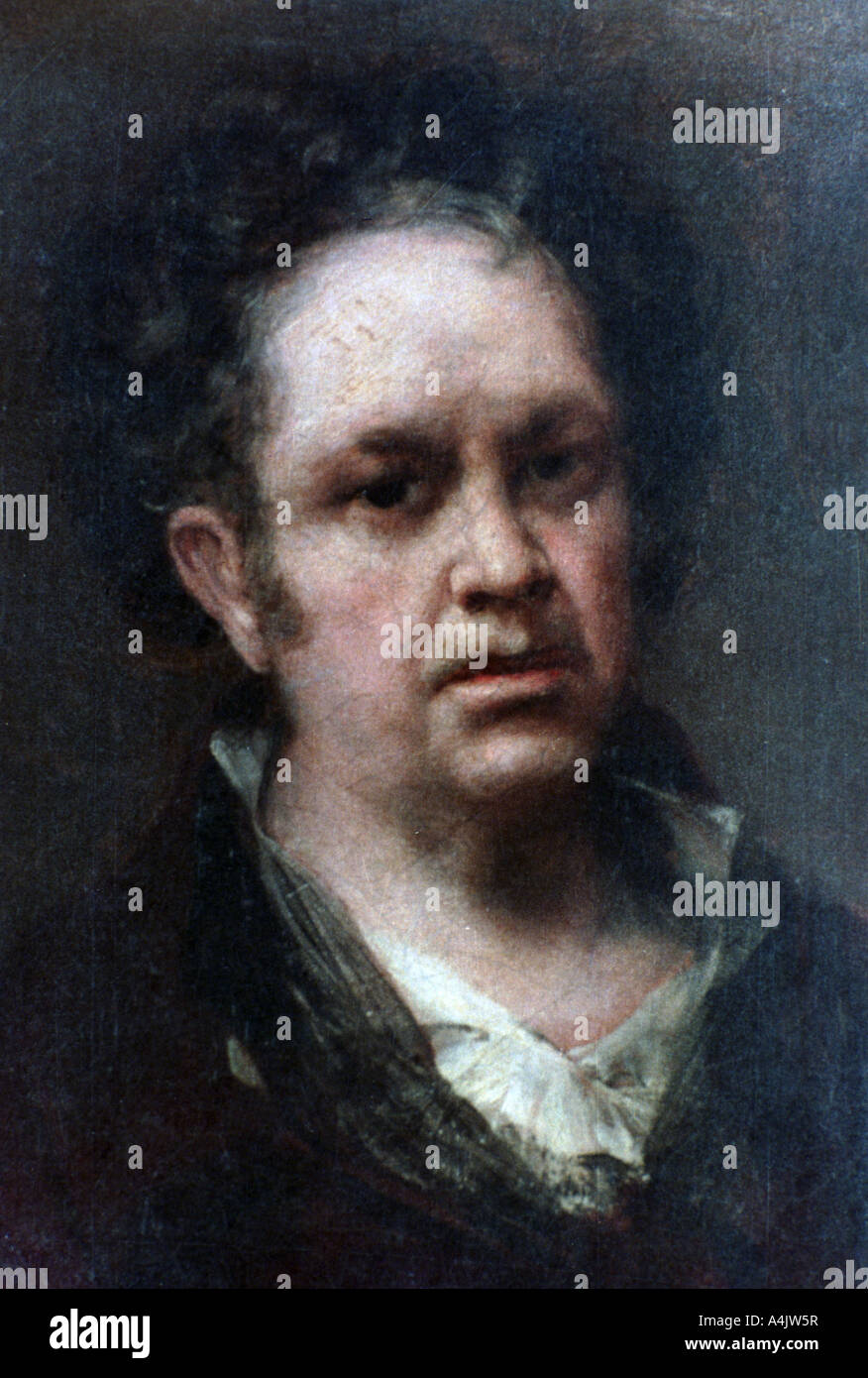 'Autoportrait', 1815. Artiste : Francisco Goya Photo Stock - Alamy