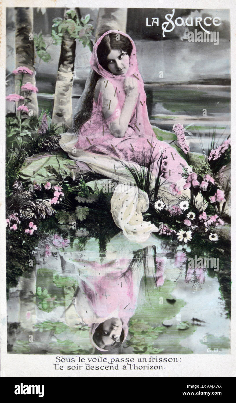 Carte postale vintage fleur france Banque de photographies et d’images ...