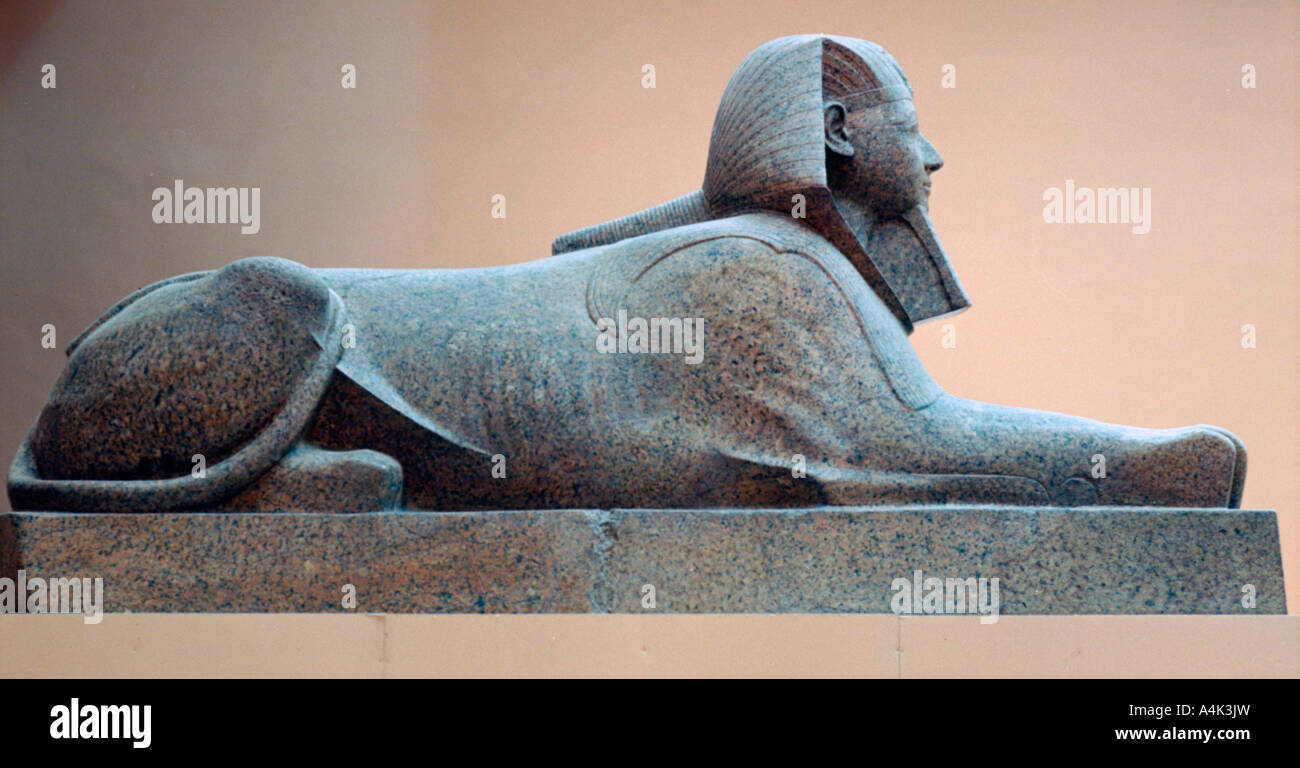 Sphinx de granit d'Hatshepsout, règne d'Hatchepsout, égyptienne, 18ème ...