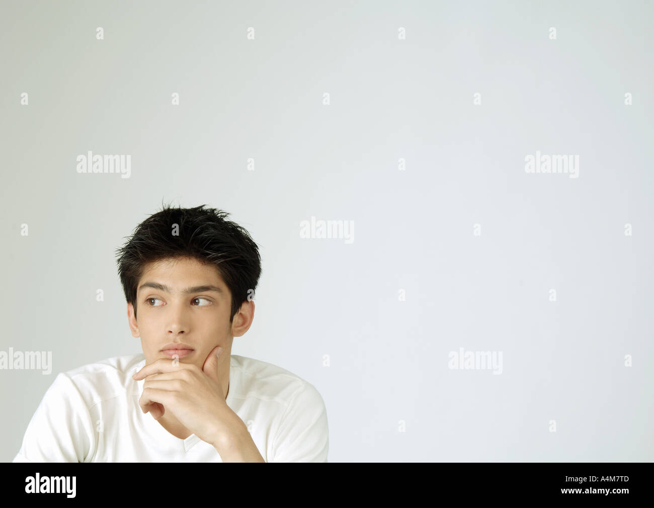 Bonhomme Blanc Perplexe Banque d'image et photos - Alamy