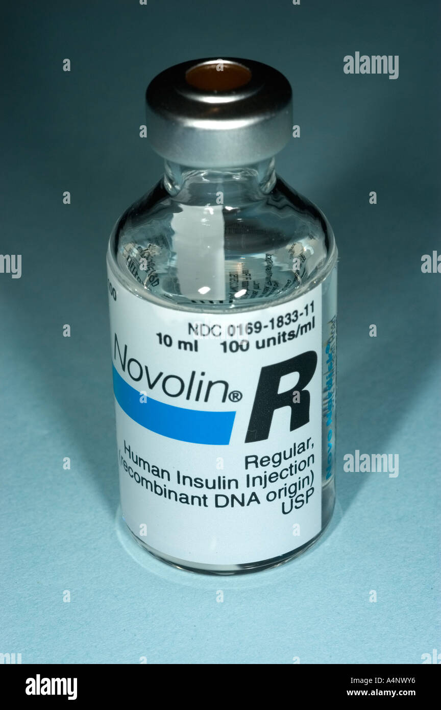 Insuline Novolin Banque d'image et photos - Alamy