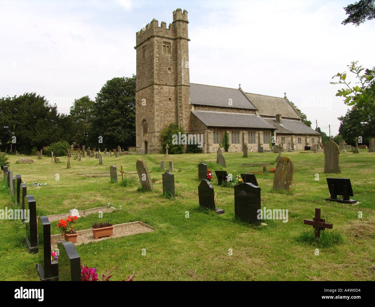 Caerwent church wales royaume uni Banque de photographies et d’images à ...