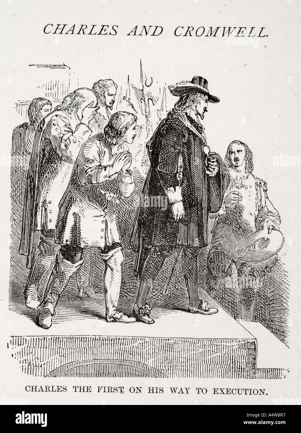 L'exécution de Charles 1er de la peine de mort décapité guerre civile ...