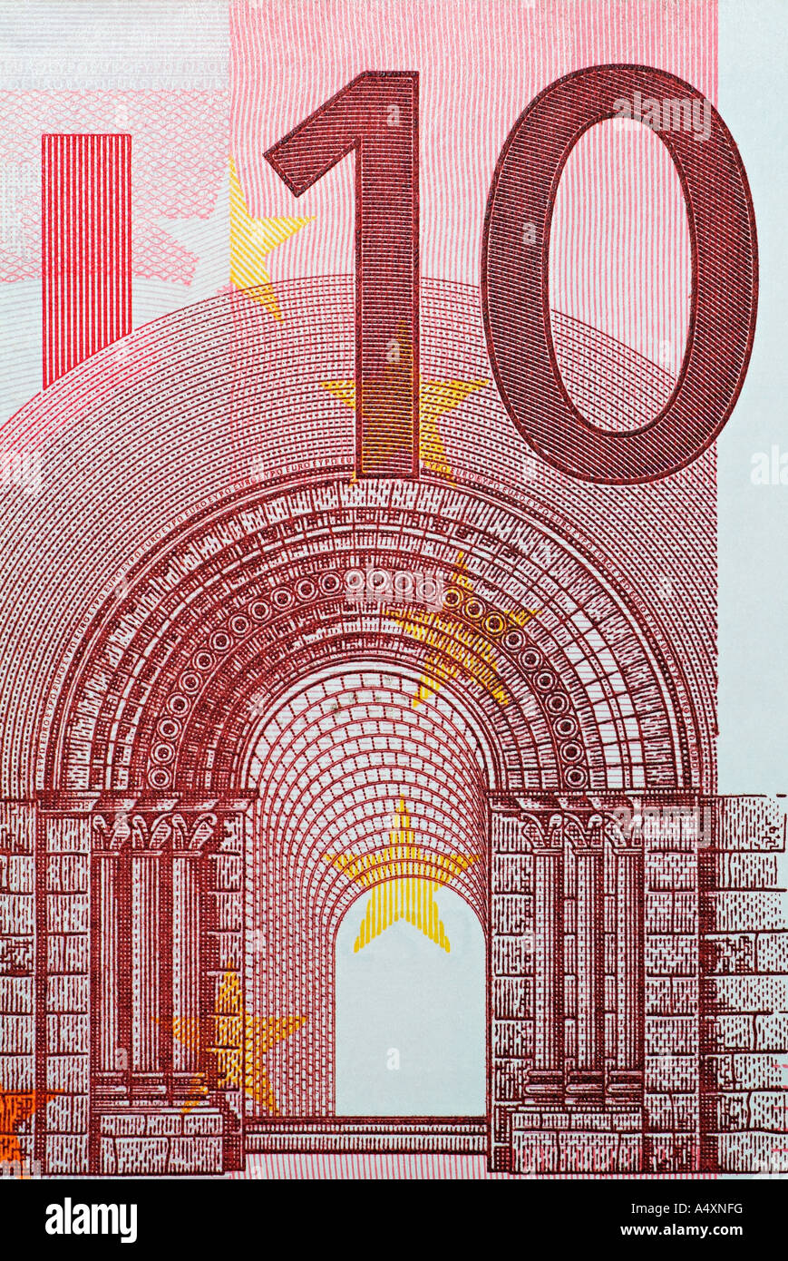 Ten 10 euro bill note Banque de photographies et d’images à haute ...