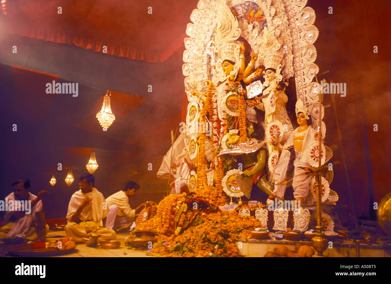 Durga puja new delhi Banque de photographies et d’images à haute ...
