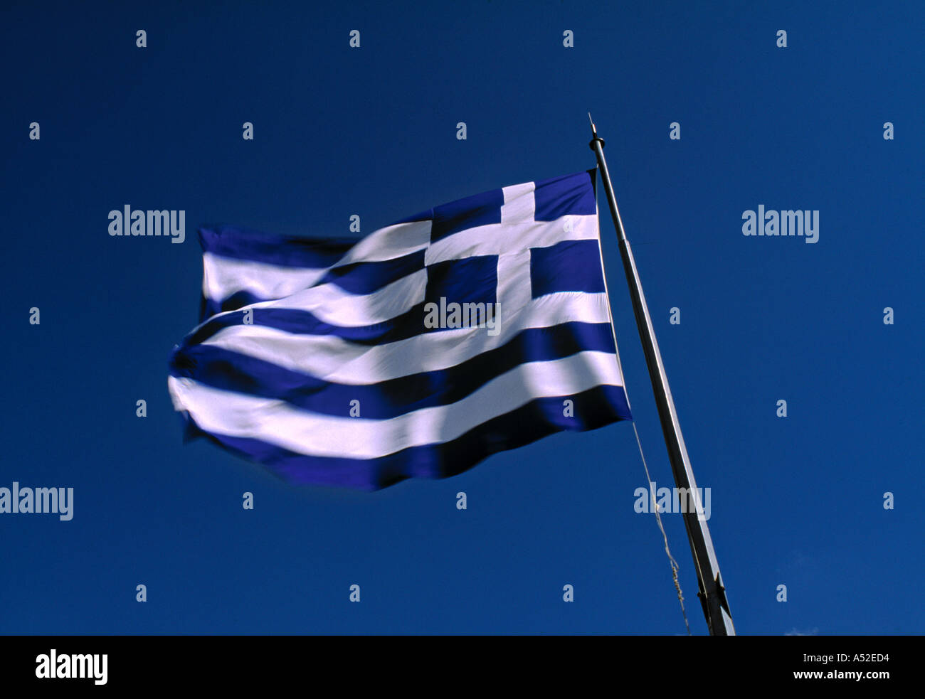 Drapeau grec Banque de photographies et d’images à haute résolution ...