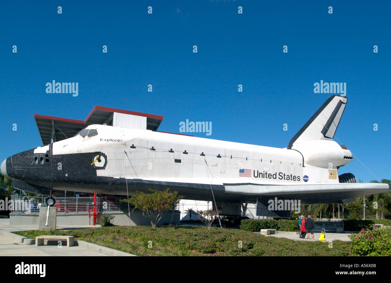 Modèle de pleine échelle de la navette spatiale Explorer, Kennedy Space ...